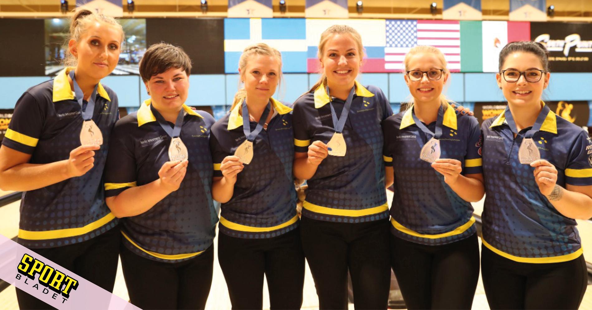 VM-silver till Sverige i 5-manna i bowling VM-silver till Sverige i 5-manna i bowling