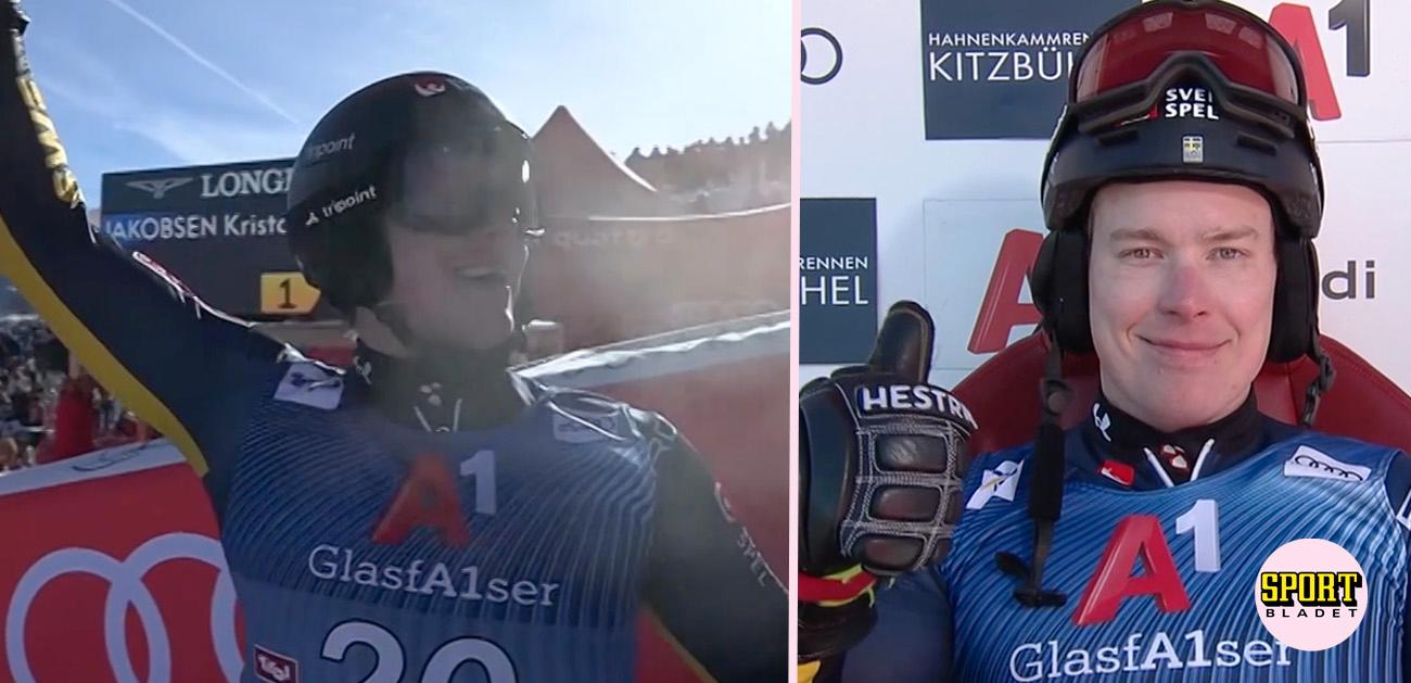 Kristoffer Jakobsen på andra plats i Kitzbühel Kristoffer Jakobsen på andra plats i Kitzbühel
